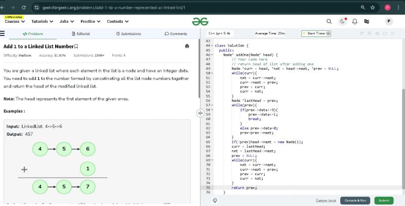 Parnika Parmar on LinkedIn: #coding #programming #geeksforgeeks #c # ... Parnika Parmar on LinkedIn: #coding #programming #geeksforgeeks #c # ...