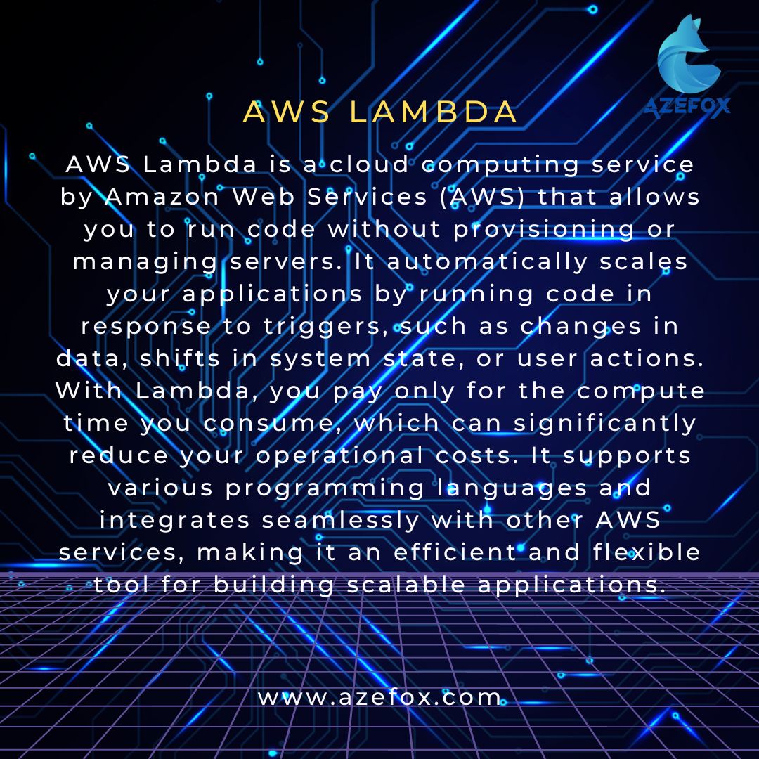 Azefox PVT LTD on LinkedIn: #cloudcomputing #aws #serverless # ... Azefox PVT LTD on LinkedIn: #cloudcomputing #aws #serverless # ...