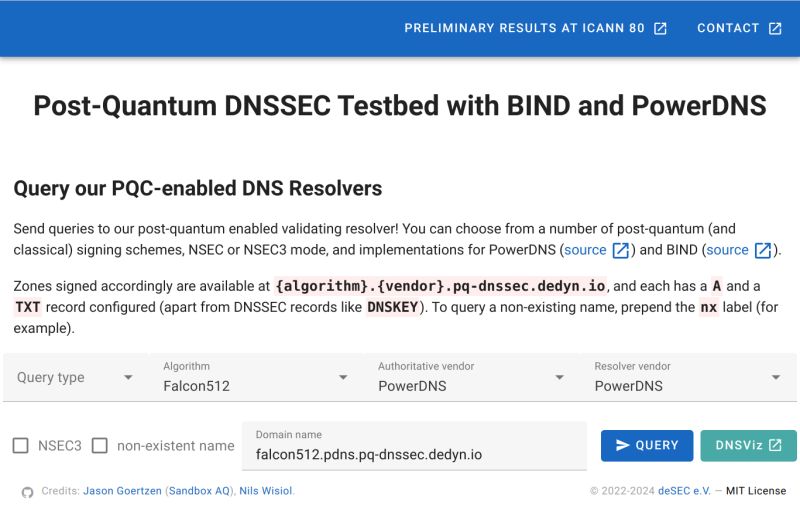 Grey Swan Management AG on LinkedIn: Post-Quantum DNSSEC Testbed Grey Swan Management AG on LinkedIn: Post-Quantum DNSSEC Testbed