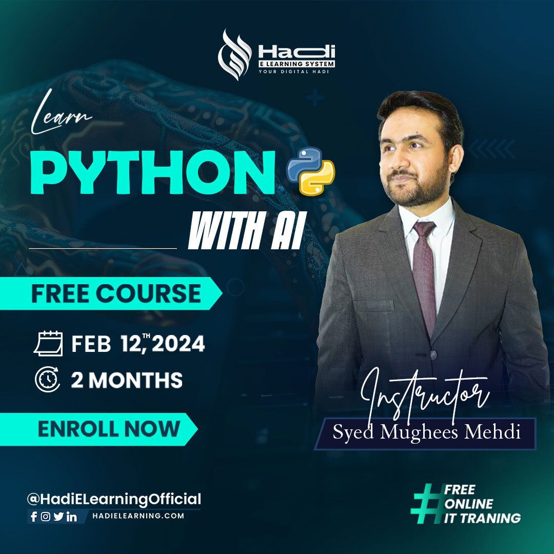Hadi E-Learning on LinkedIn: #python #programming # ... Hadi E-Learning on LinkedIn: #python #programming # ...