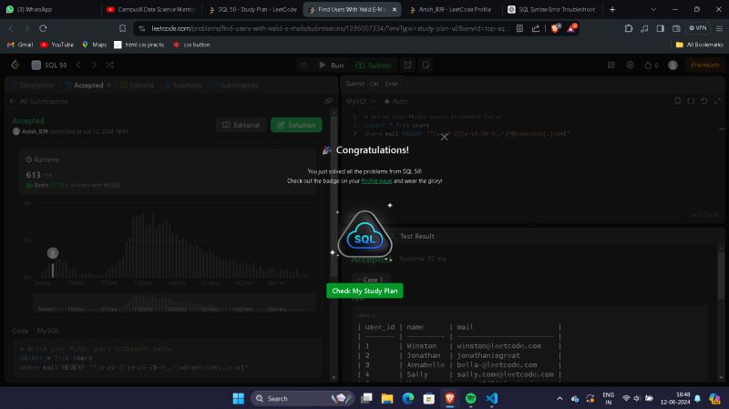 Anish Patil on LinkedIn: #sql #leetcode #learningjourney # ... Anish Patil on LinkedIn: #sql #leetcode #learningjourney # ...
