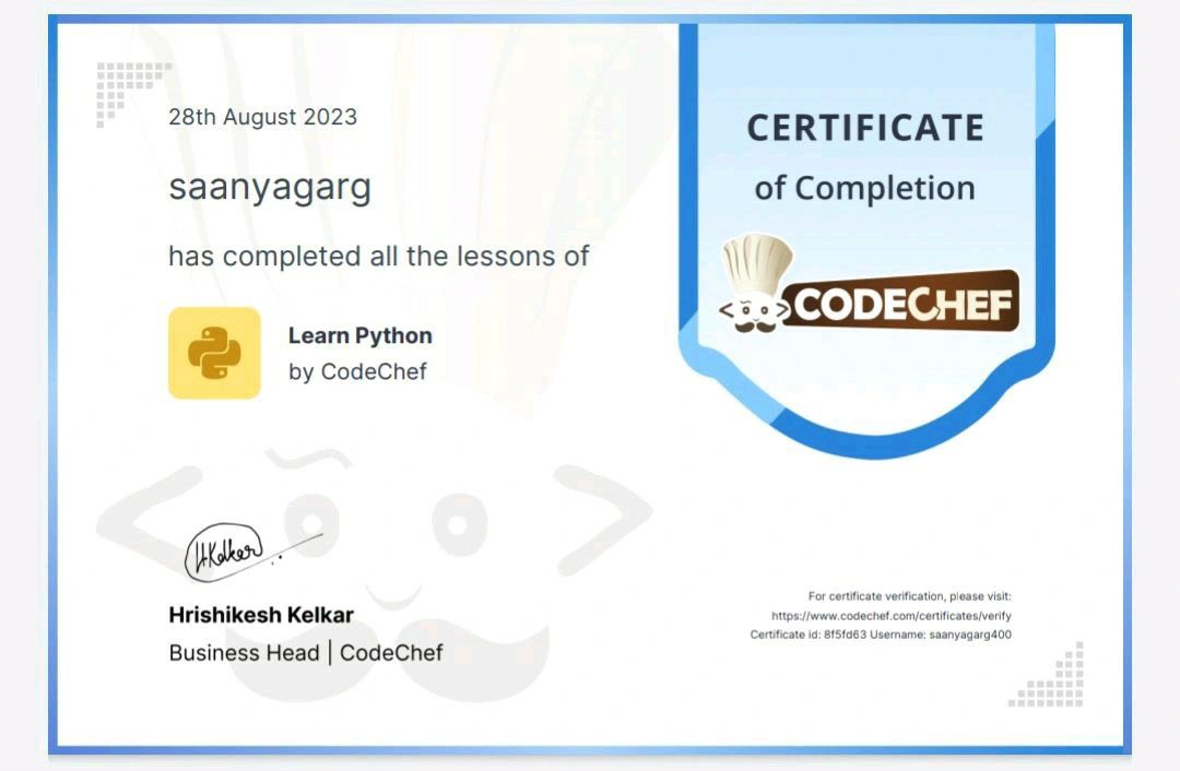 Saanya Garg on LinkedIn: #python Saanya Garg on LinkedIn: #python