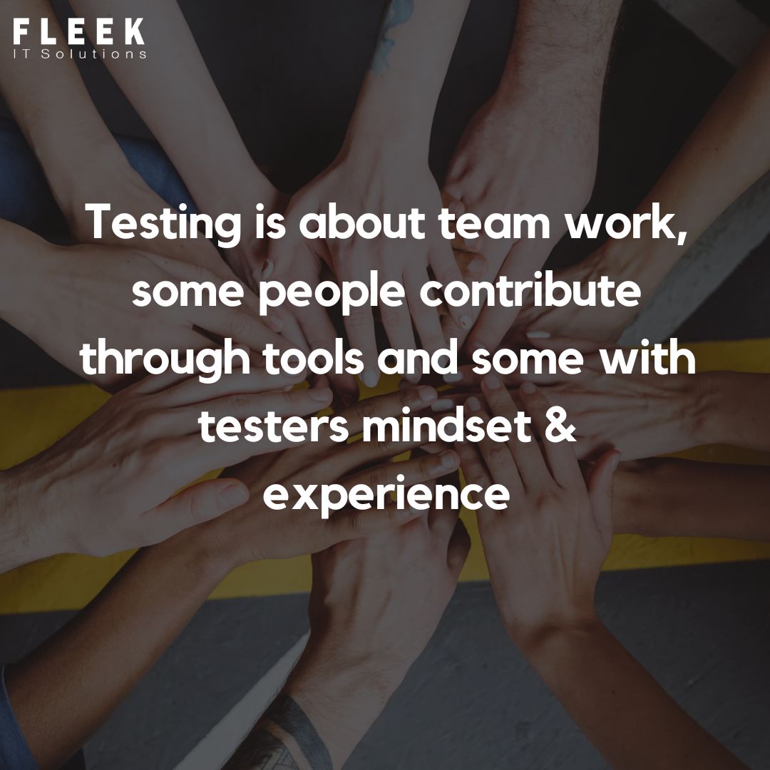 Fleek IT Solutions - Software Testing Company on LinkedIn: # ... Fleek IT Solutions - Software Testing Company on LinkedIn: # ...