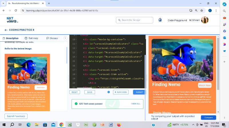 Srivani Medi on LinkedIn: #100dayscodingpractice #nxtwave #ccbp #html # ... Srivani Medi on LinkedIn: #100dayscodingpractice #nxtwave #ccbp #html # ...
