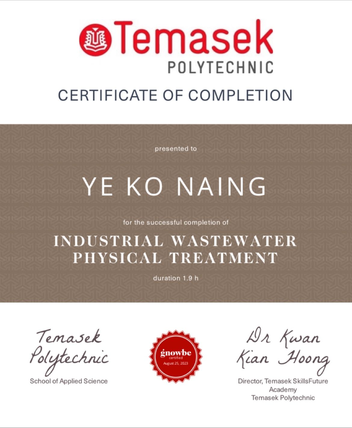 Ye Ko Naing on LinkedIn: Certificate of Completion Industrial ... Ye Ko Naing on LinkedIn: Certificate of Completion Industrial ...