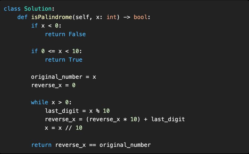 Emmanuel Rosario on LinkedIn: #palindrome #coding #python #leecode Emmanuel Rosario on LinkedIn: #palindrome #coding #python #leecode