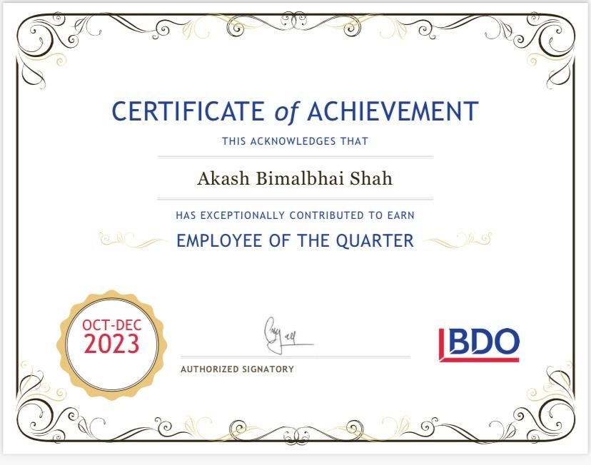 Akash Shah on LinkedIn: Again 🎉🎉 Thrilled to receive the certificate ... Akash Shah on LinkedIn: Again 🎉🎉 Thrilled to receive the certificate ...