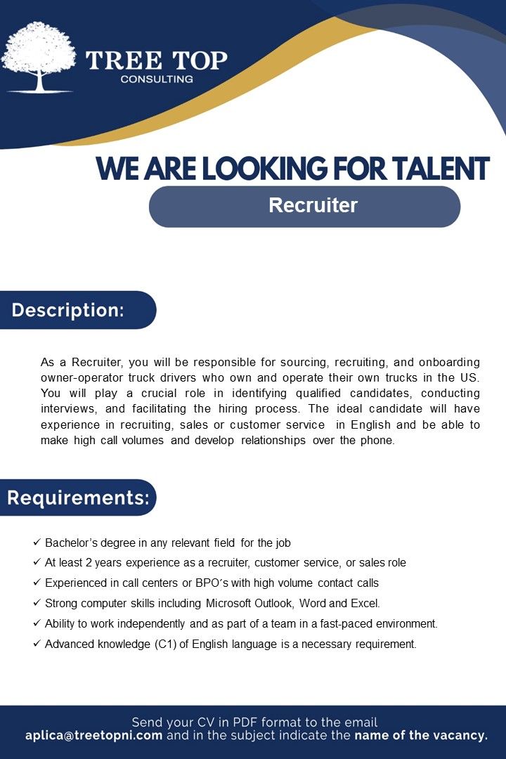 Tree Top Consulting NI on LinkedIn: #hiring #managua #nicaragua #rrhh # ... Tree Top Consulting NI on LinkedIn: #hiring #managua #nicaragua #rrhh # ...