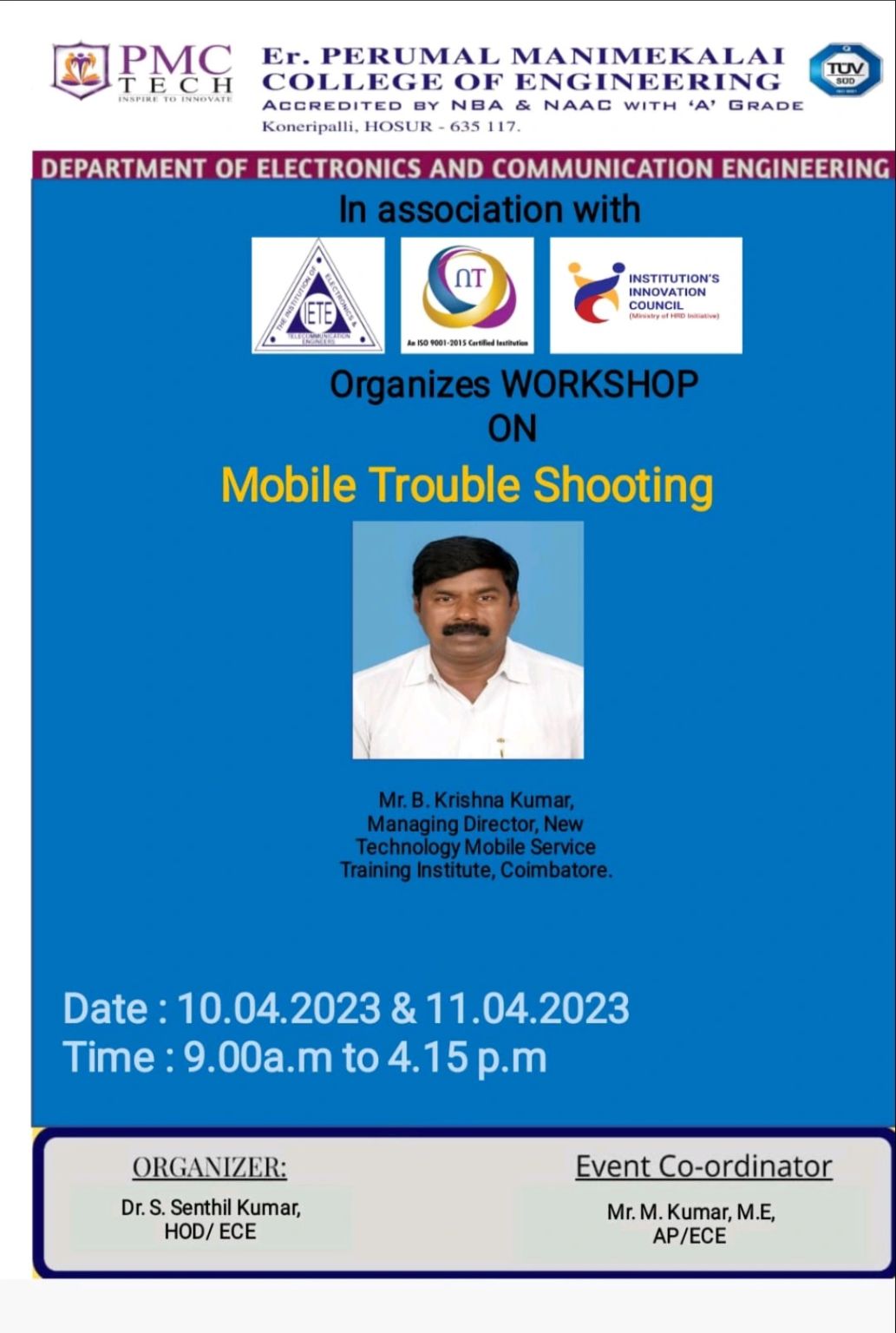 Dr C.R. Balamurugan posted on LinkedIn Dr C.R. Balamurugan posted on LinkedIn