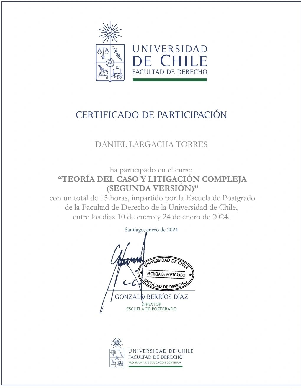 Daniel Largacha Torres en LinkedIn: El litigio requiere una ... Daniel Largacha Torres en LinkedIn: El litigio requiere una ...