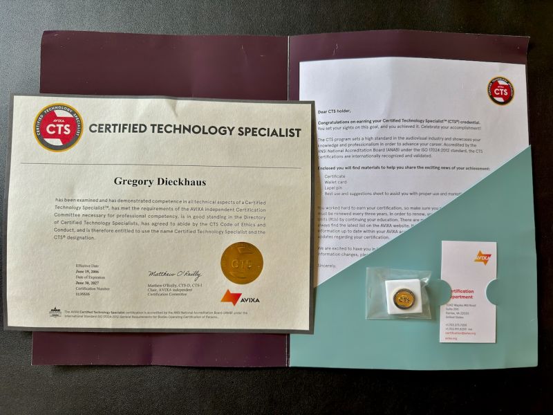 Greg Dieckhaus, CTS on LinkedIn: #cts #avtweeps #salespro # ... Greg Dieckhaus, CTS on LinkedIn: #cts #avtweeps #salespro # ...