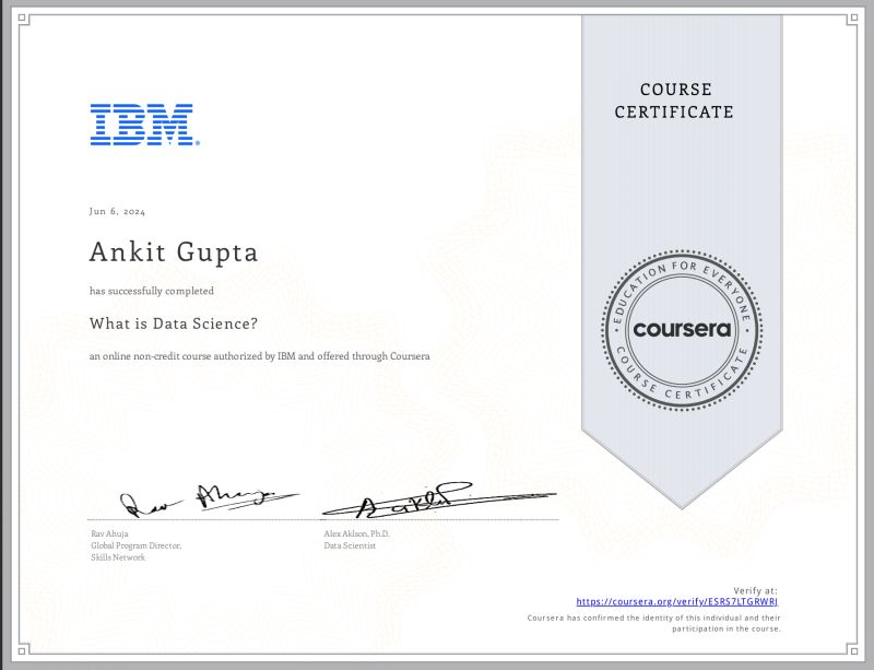 Ankit Gupta on LinkedIn: I am excited to announce that I have completed ... Ankit Gupta on LinkedIn: I am excited to announce that I have completed ...