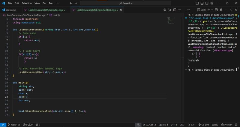 Jiyanshi Batra on LinkedIn: #dsa #coding #recursion Jiyanshi Batra on LinkedIn: #dsa #coding #recursion