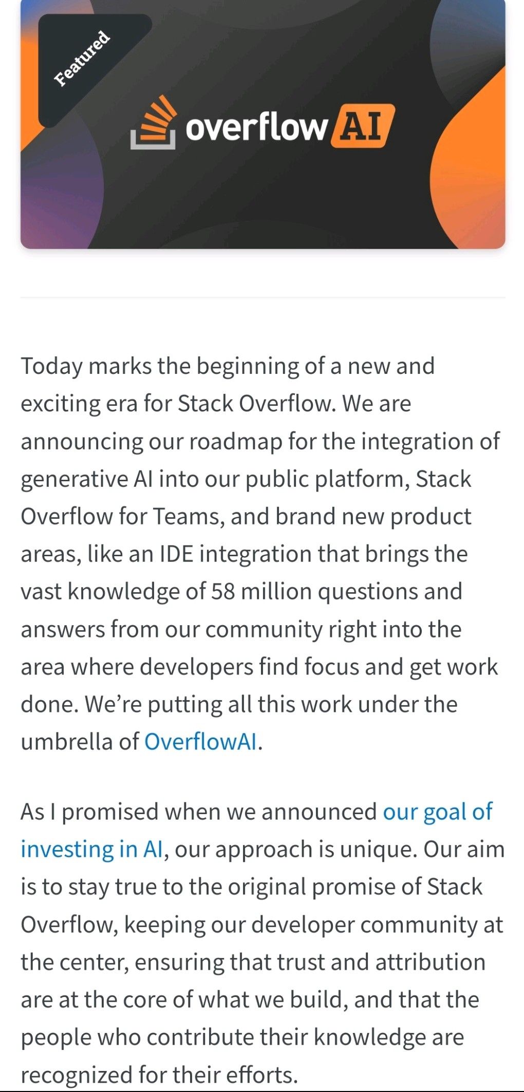 Mayank Ahuja on LinkedIn: #stackoverflow #ai #newbeginnings #technology Mayank Ahuja on LinkedIn: #stackoverflow #ai #newbeginnings #technology