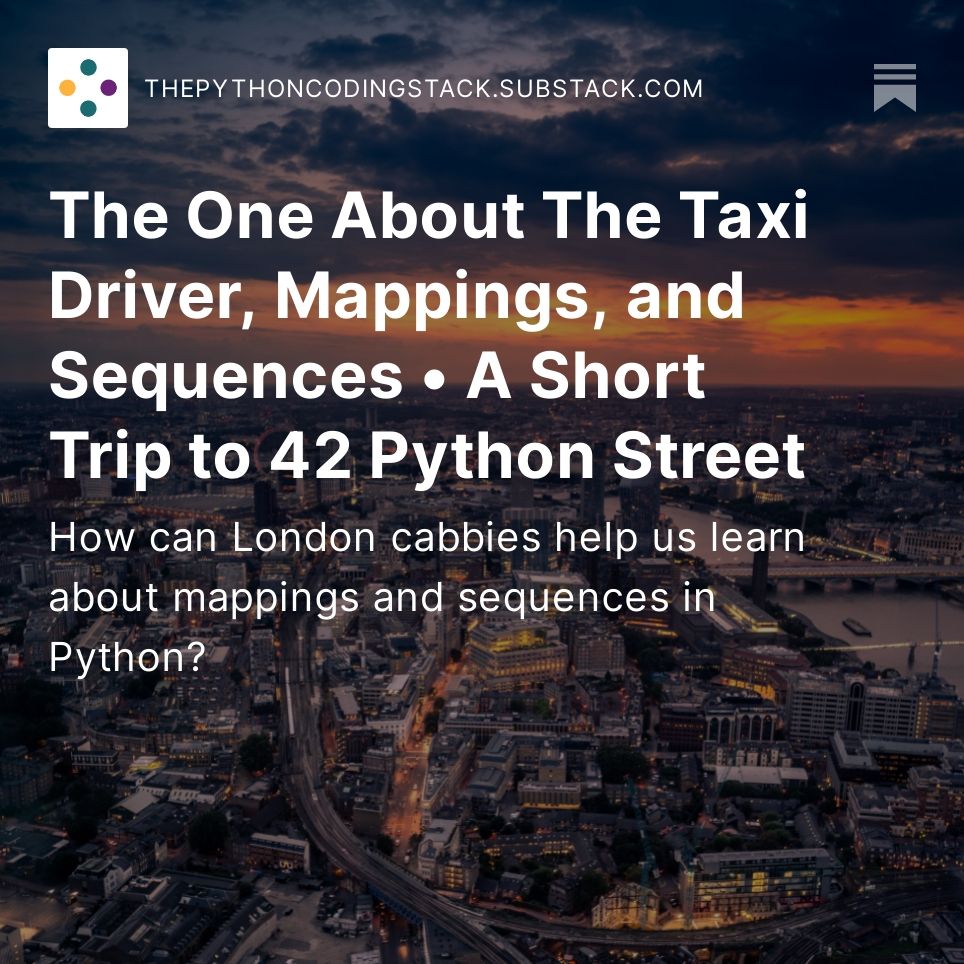 Stephen Gruppetta on LinkedIn: #python #programming #coding Stephen Gruppetta on LinkedIn: #python #programming #coding