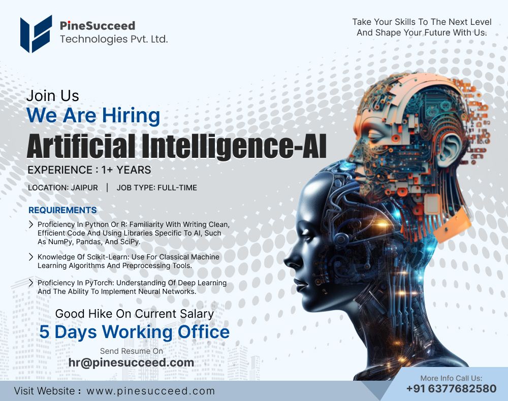 Saanvi Agarwal on LinkedIn: #hiring #artificialintelligence #ai #jaipur ... Saanvi Agarwal on LinkedIn: #hiring #artificialintelligence #ai #jaipur ...