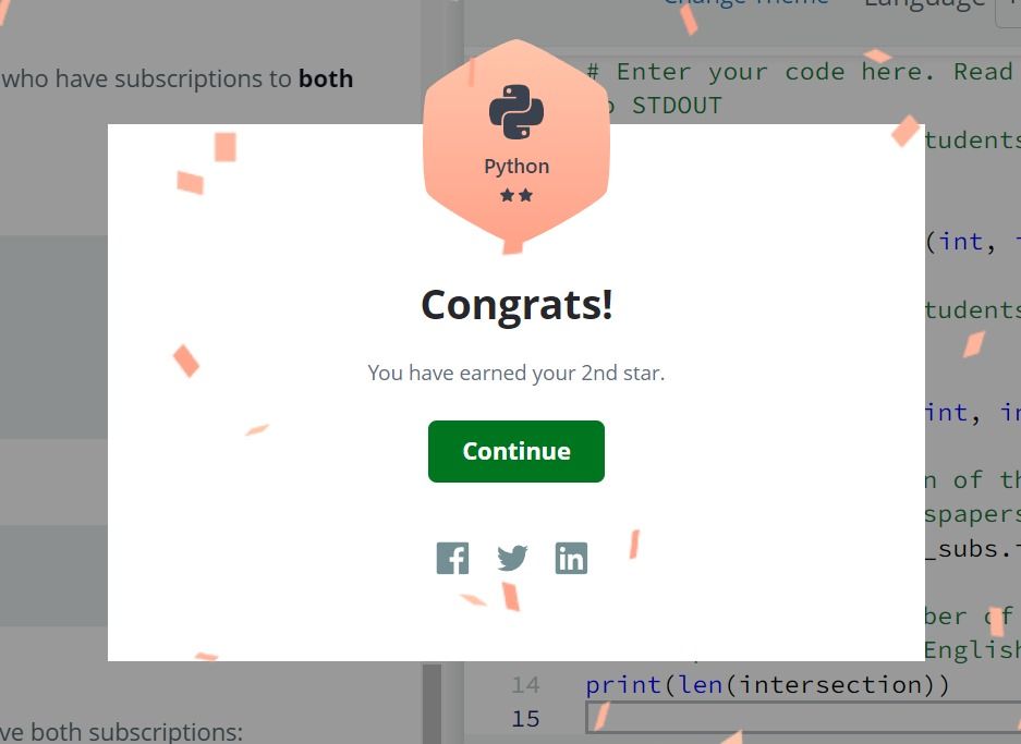 Nitin Jaiswal on LinkedIn: #python #hackerrank #codingmilestone # ... Nitin Jaiswal on LinkedIn: #python #hackerrank #codingmilestone # ...