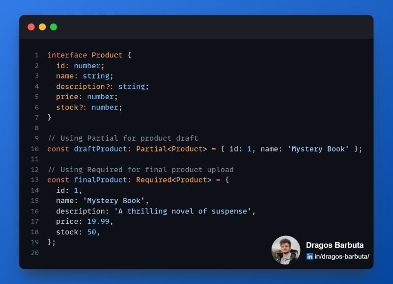 Dragos Barbuta on LinkedIn: #typescript #typescript #typescripttips # ... Dragos Barbuta on LinkedIn: #typescript #typescript #typescripttips # ...
