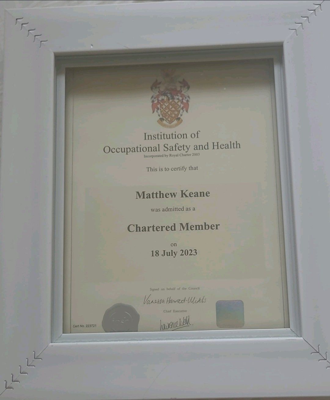 Matthew Keane MSc CMIOSH on LinkedIn: #iosh #chartered #cmiosh #safety ... Matthew Keane MSc CMIOSH on LinkedIn: #iosh #chartered #cmiosh #safety ...