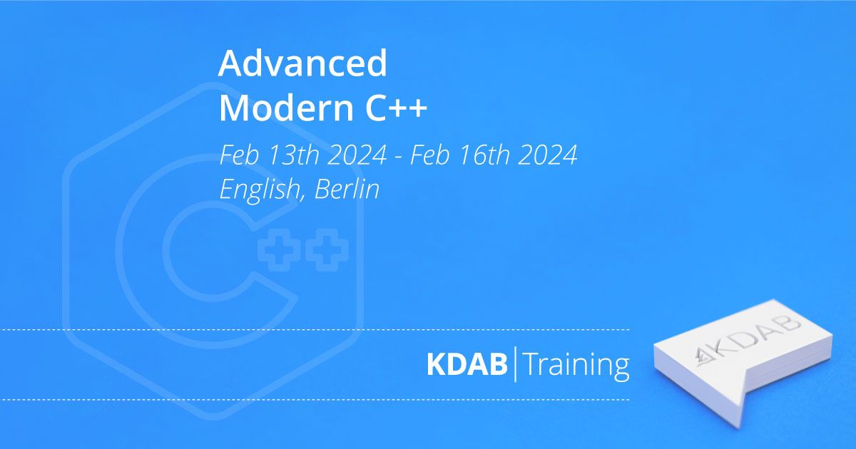 KDAB on LinkedIn: #coding #cpp #cplusplus #cpp23 #training KDAB on LinkedIn: #coding #cpp #cplusplus #cpp23 #training