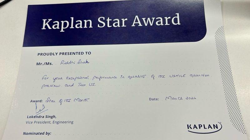 Riddhi Shah on LinkedIn: #kaplan #qa #cypress #testing #automation # ... Riddhi Shah on LinkedIn: #kaplan #qa #cypress #testing #automation # ...
