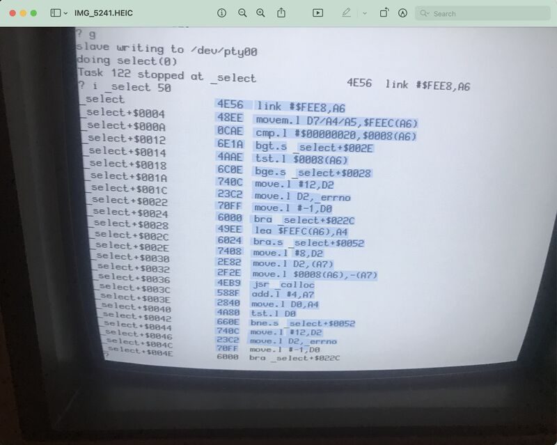 Adam Billyard on LinkedIn: Debugging select() call on Uniflex (68000 ... Adam Billyard on LinkedIn: Debugging select() call on Uniflex (68000 ...