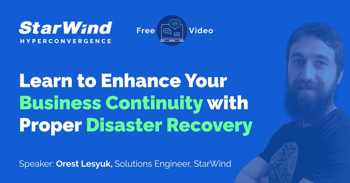 Ivan Maximov on LinkedIn: How to Implement Disaster Recovery Properly ... Ivan Maximov on LinkedIn: How to Implement Disaster Recovery Properly ...