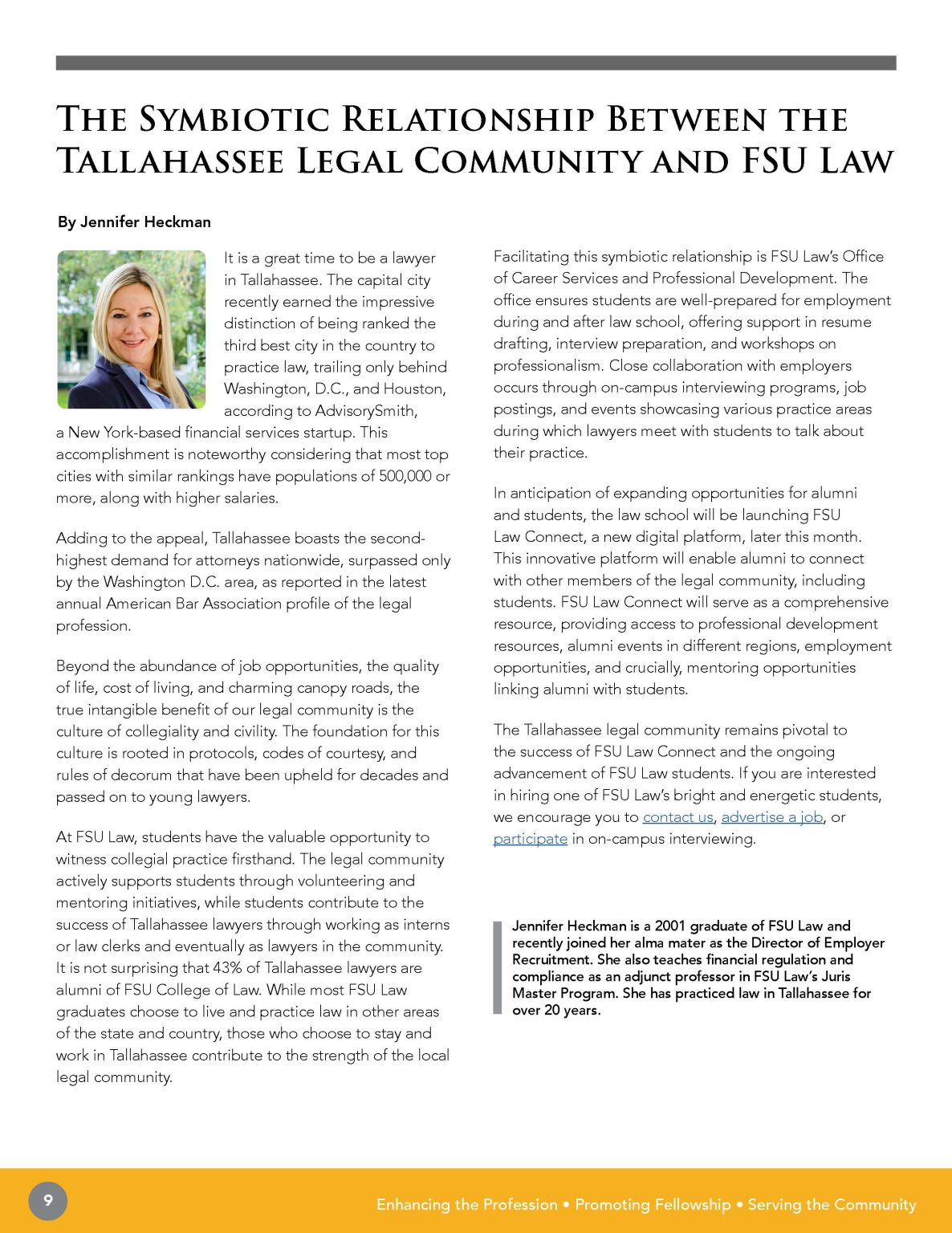 Jennifer Heckman on LinkedIn: #fsulaw #stayconnected Jennifer Heckman on LinkedIn: #fsulaw #stayconnected