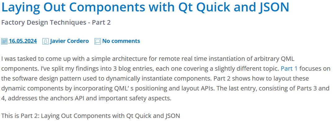 KDAB on LinkedIn: #qtdev #qml #cpp KDAB on LinkedIn: #qtdev #qml #cpp