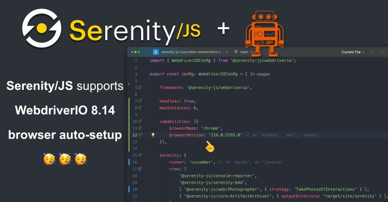Serenity/JS on LinkedIn: #newrelease #opensource #npm #typescript # ... Serenity/JS on LinkedIn: #newrelease #opensource #npm #typescript # ...