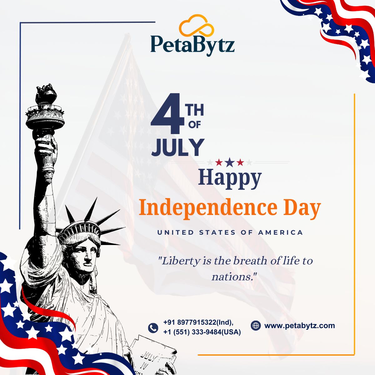 PetaBytz Technologies Inc on LinkedIn: #independenceday #4thofjuly # ... PetaBytz Technologies Inc on LinkedIn: #independenceday #4thofjuly # ...