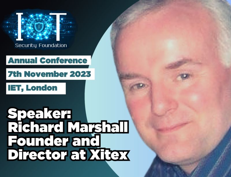 IoT Security Foundation on LinkedIn: IoTSF Conference 2023 | Speaker ... IoT Security Foundation on LinkedIn: IoTSF Conference 2023 | Speaker ...