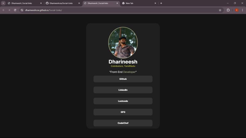 Dharineesh S on LinkedIn: #webdevelopment #githubhosting Dharineesh S on LinkedIn: #webdevelopment #githubhosting