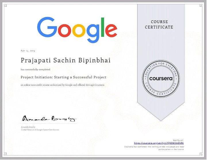 Sachin Prajapati on LinkedIn: successfully completed project initiation ... Sachin Prajapati on LinkedIn: successfully completed project initiation ...