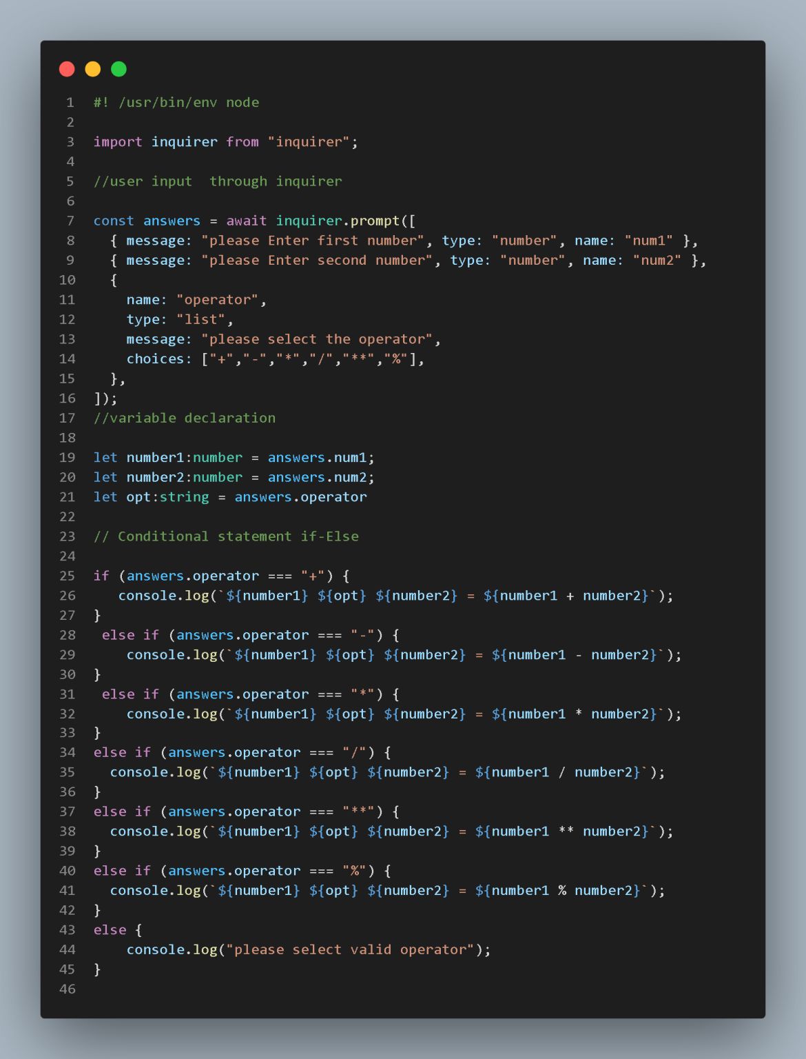 Umama Shah on LinkedIn: #nodejs #javascript #typescript #coding # ... Umama Shah on LinkedIn: #nodejs #javascript #typescript #coding # ...