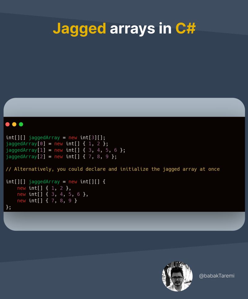 Babak Taremi on LinkedIn: #csharp #programming #programmingtips Babak Taremi on LinkedIn: #csharp #programming #programmingtips
