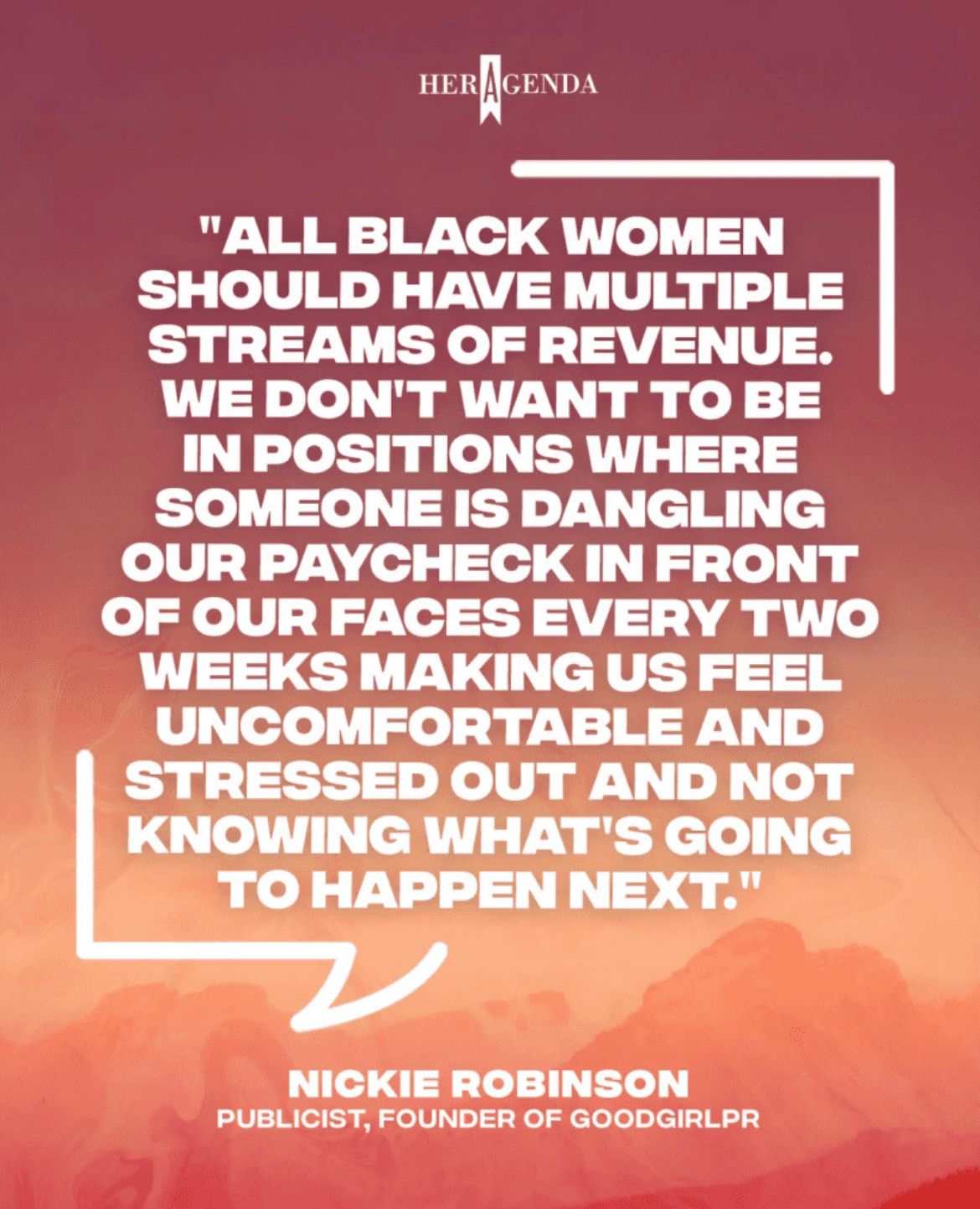 Nickie Robinson on LinkedIn: #heragenda #publicist Nickie Robinson on LinkedIn: #heragenda #publicist