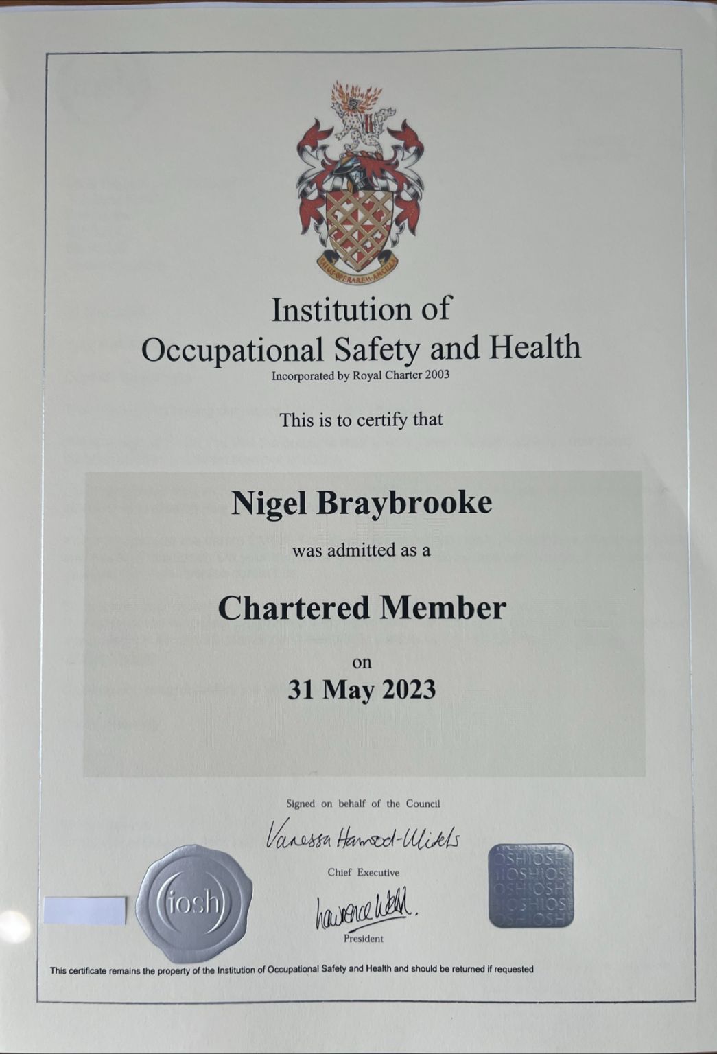 Nigel Braybrooke CMIOSH PCQI on LinkedIn: Who’d have thought it ... Nigel Braybrooke CMIOSH PCQI on LinkedIn: Who’d have thought it ...
