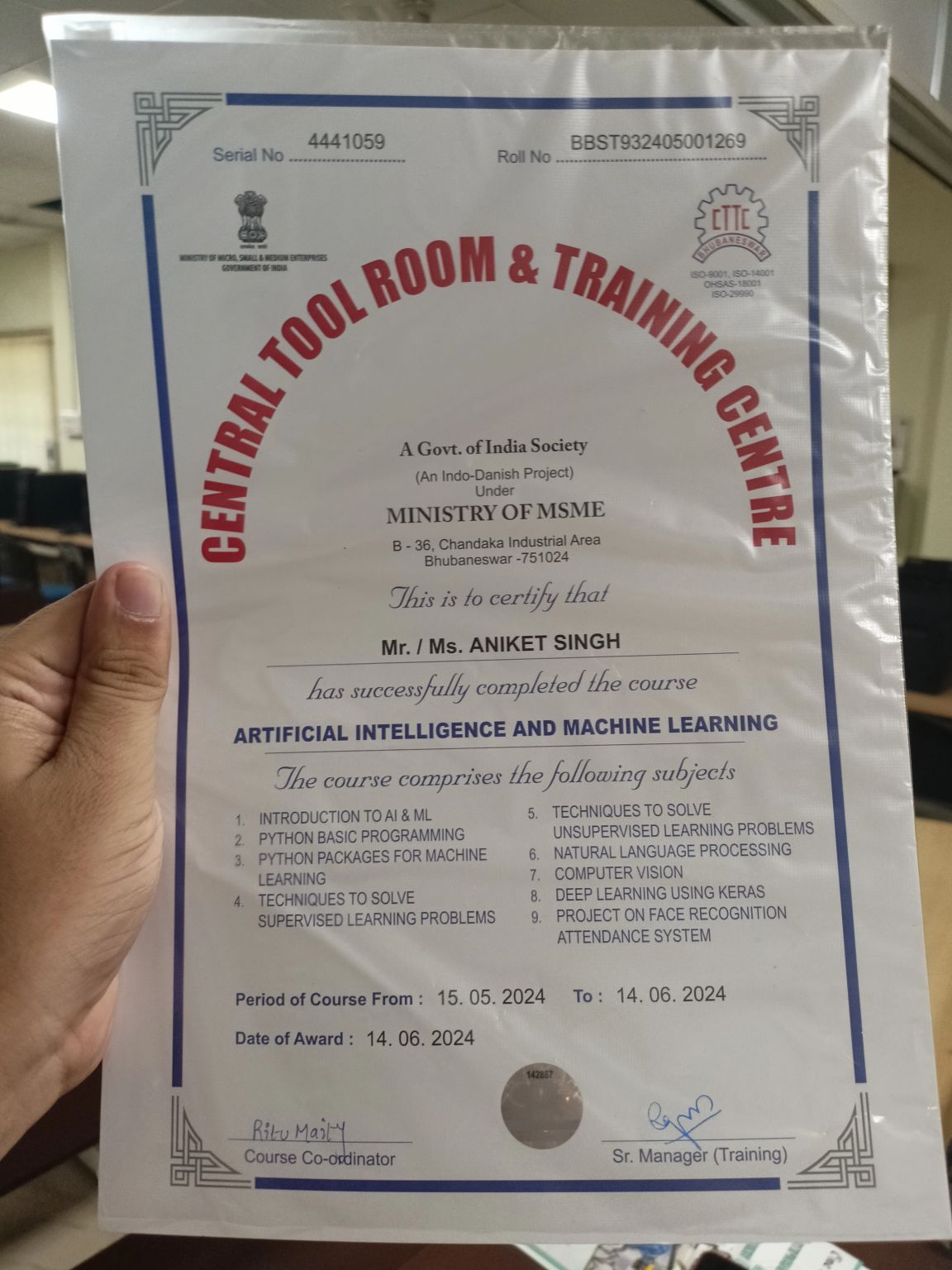 Aniket Singh on LinkedIn: #summer #internship Aniket Singh on LinkedIn: #summer #internship