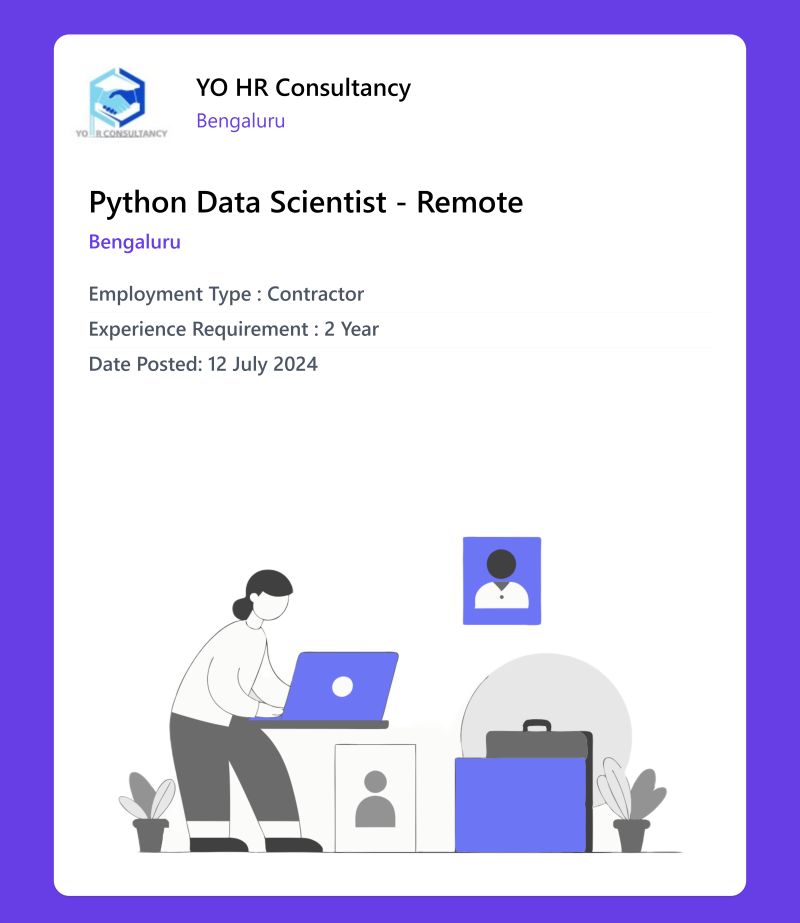 Job Zapper on LinkedIn: #datascience #python #remote Job Zapper on LinkedIn: #datascience #python #remote