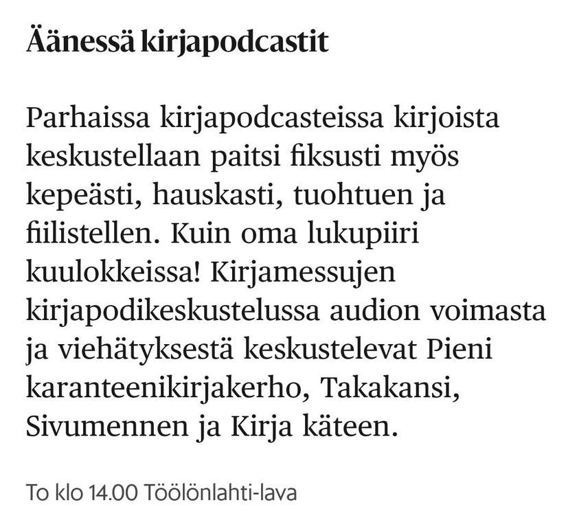 Marko Suomi on LinkedIn: Hesari vinkkaa! Marko Suomi on LinkedIn: Hesari vinkkaa!