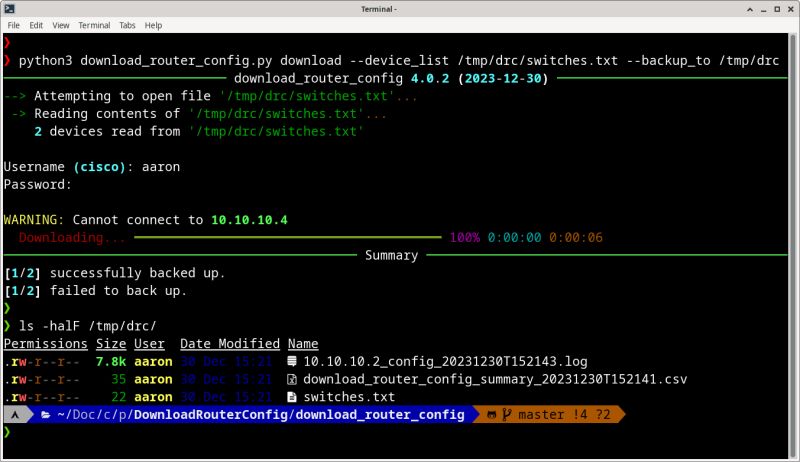 Aaron Melton on LinkedIn: #python #napalm #netmiko #cisco #docker #homelab Aaron Melton on LinkedIn: #python #napalm #netmiko #cisco #docker #homelab