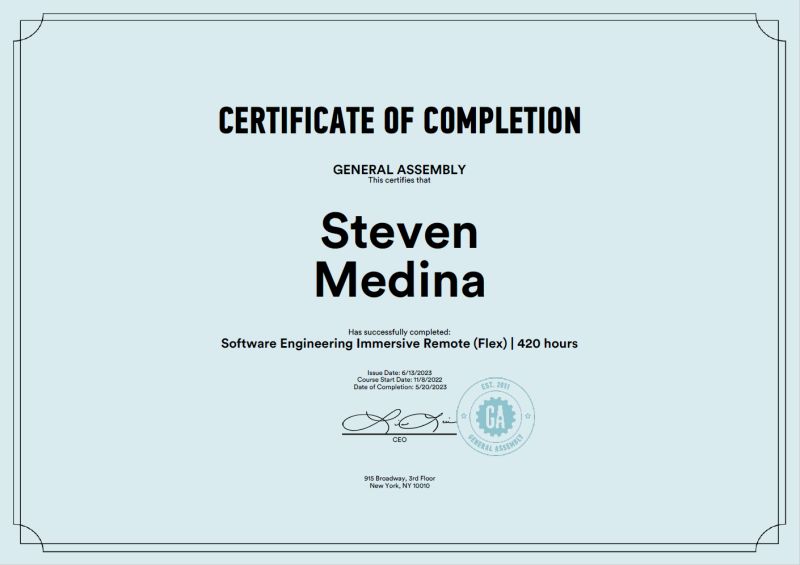 Steven Medina, CPWA on LinkedIn: #react #development #javascript # ... Steven Medina, CPWA on LinkedIn: #react #development #javascript # ...