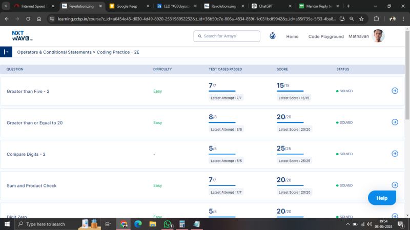 Mathavan Somasundaram on LinkedIn: #30dayscodechallenge #nxtwave #day1 Mathavan Somasundaram on LinkedIn: #30dayscodechallenge #nxtwave #day1