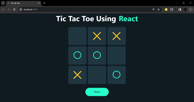 Created a simple Tic Tac Toe game using React | mohammed shameel vk ... Created a simple Tic Tac Toe game using React | mohammed shameel vk ...