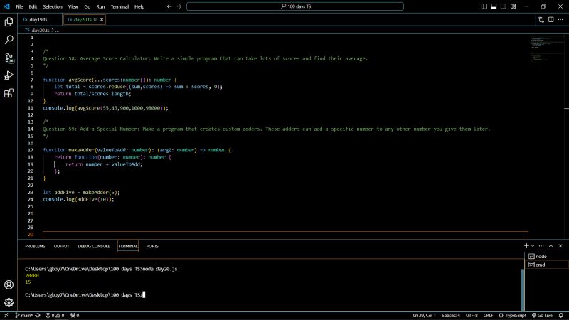Hamza Ahmed on LinkedIn: #100daysofcodechallenge #coding #typescript # ... Hamza Ahmed on LinkedIn: #100daysofcodechallenge #coding #typescript # ...