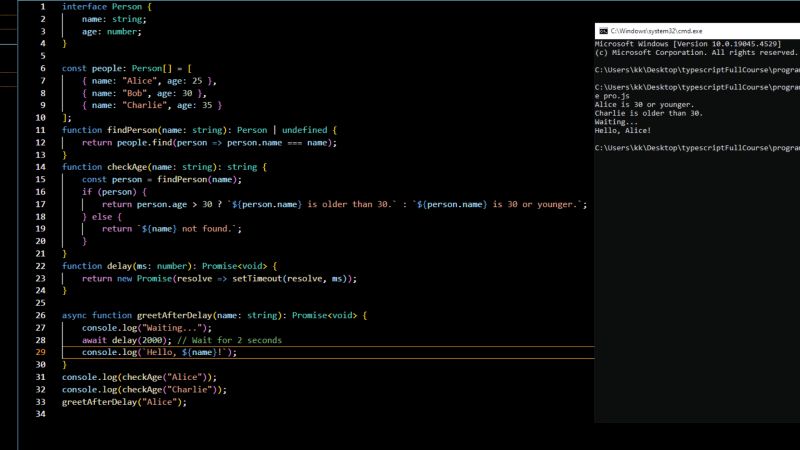 Fiza Farooq on LinkedIn: #typescript #coding #learningjourney # ... Fiza Farooq on LinkedIn: #typescript #coding #learningjourney # ...
