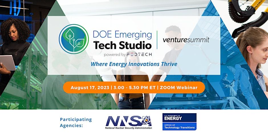 FedTech on LinkedIn: DOE Emerging Tech Studio | Venture Summit FedTech on LinkedIn: DOE Emerging Tech Studio | Venture Summit