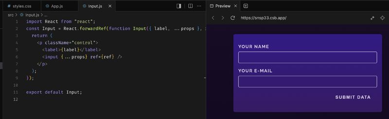 Joshua Morgan on LinkedIn: #react #forwardref #react #form #ref # ... Joshua Morgan on LinkedIn: #react #forwardref #react #form #ref # ...