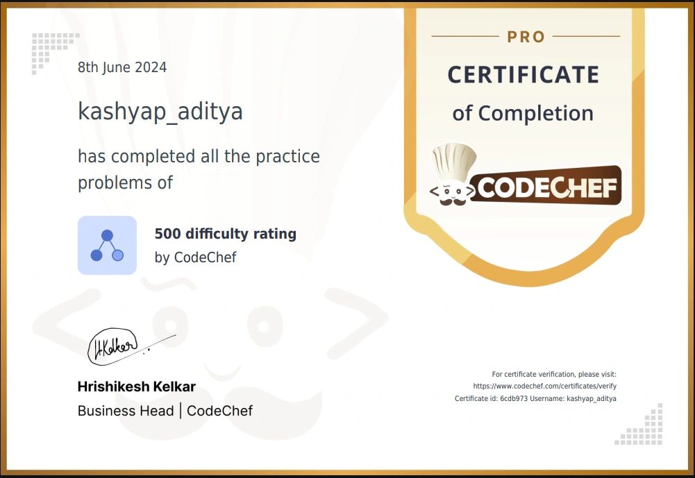 Aditya Kashyap on LinkedIn: #codechef #coding #problemsolving # ... Aditya Kashyap on LinkedIn: #codechef #coding #problemsolving # ...